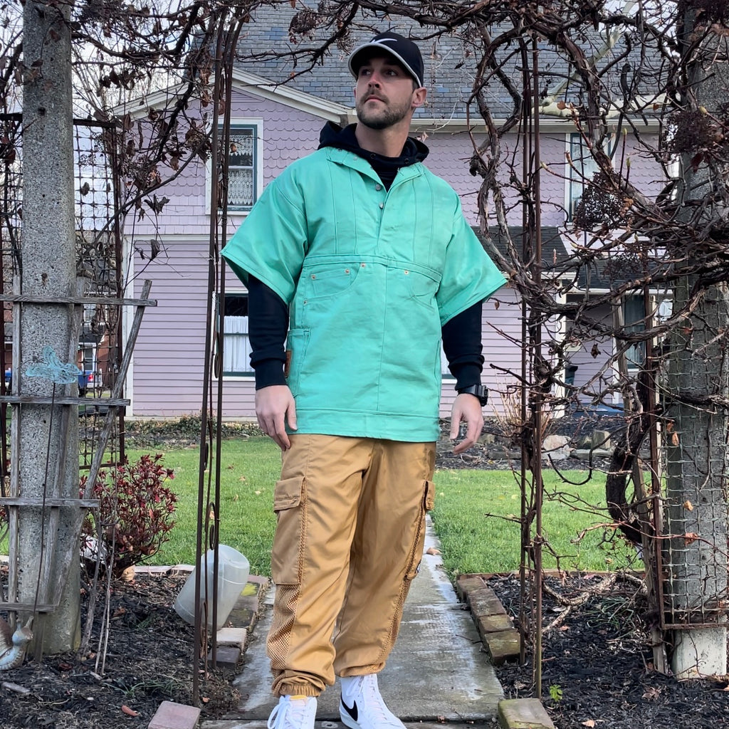1 of 1 Levi Liberty Green Short Sleeve Jacket – Necoda Matthew