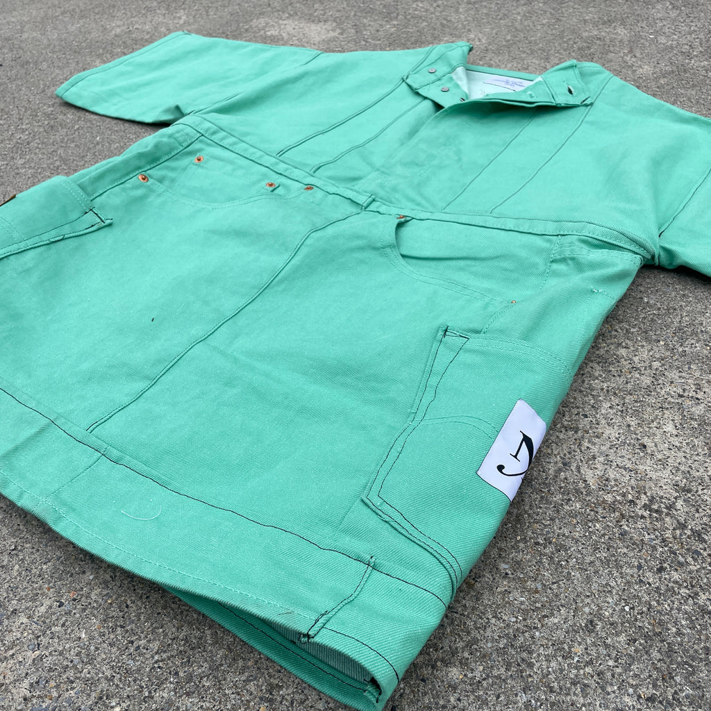 1 of 1 Levi Liberty Green Short Sleeve Jacket – Necoda Matthew